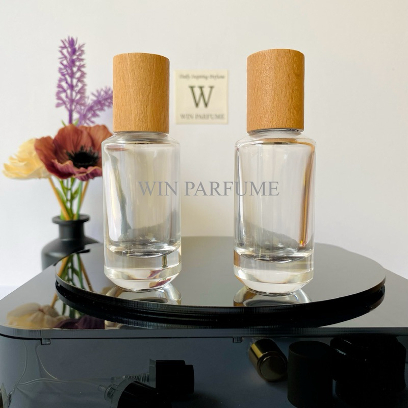 Jual Botol Parfume Mewah 30ml Pluto Semi Press Tutup Kayu Wood Ring Spray Silver | Shopee Indonesia