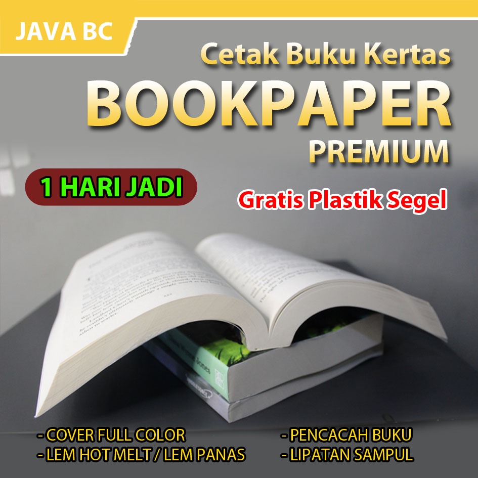 Jual Cetak Buku Novel, Ebook, NoteBook - Kertas Bookpaper Premium ...