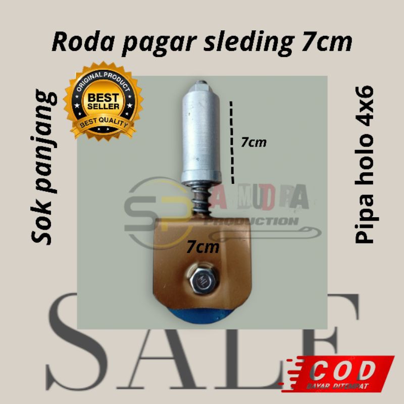 Jual Roda pagar sleding, Roda pagar sleding 7cm sok panjang, | Shopee ...