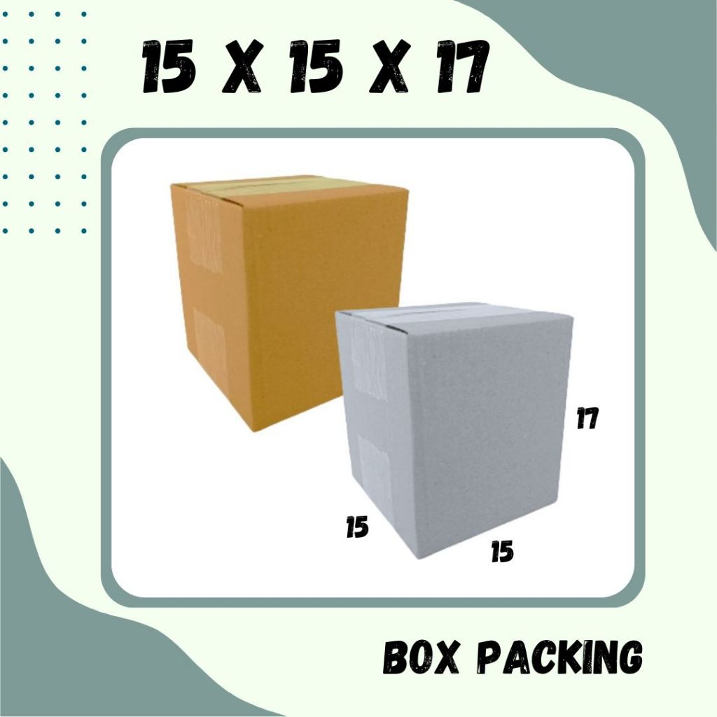 Jual Box 15x15x17 Kardus Packing A1 Karton Dus Kotak Kemasan Sparepart ...