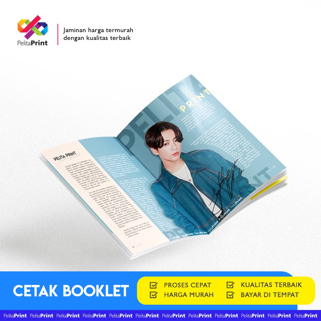 Jual CETAK BUKU CETAK BOOKLET CETAK MAJALAH CUSTOM A5 STAPLES PREMIUM | Shopee Indonesia