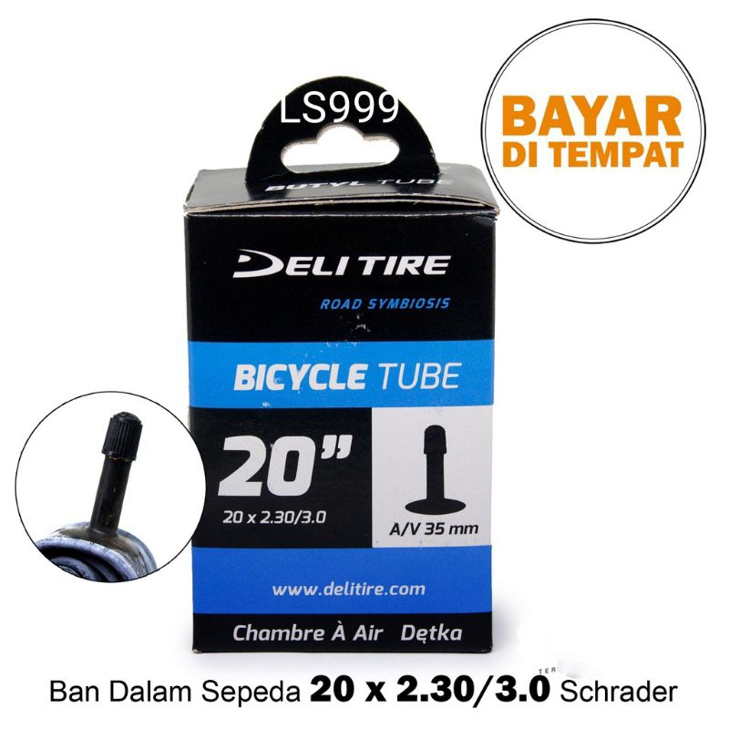 Jual Ban dalam sepeda 20 x 2.30/3.0 a/v 35mm | Shopee Indonesia