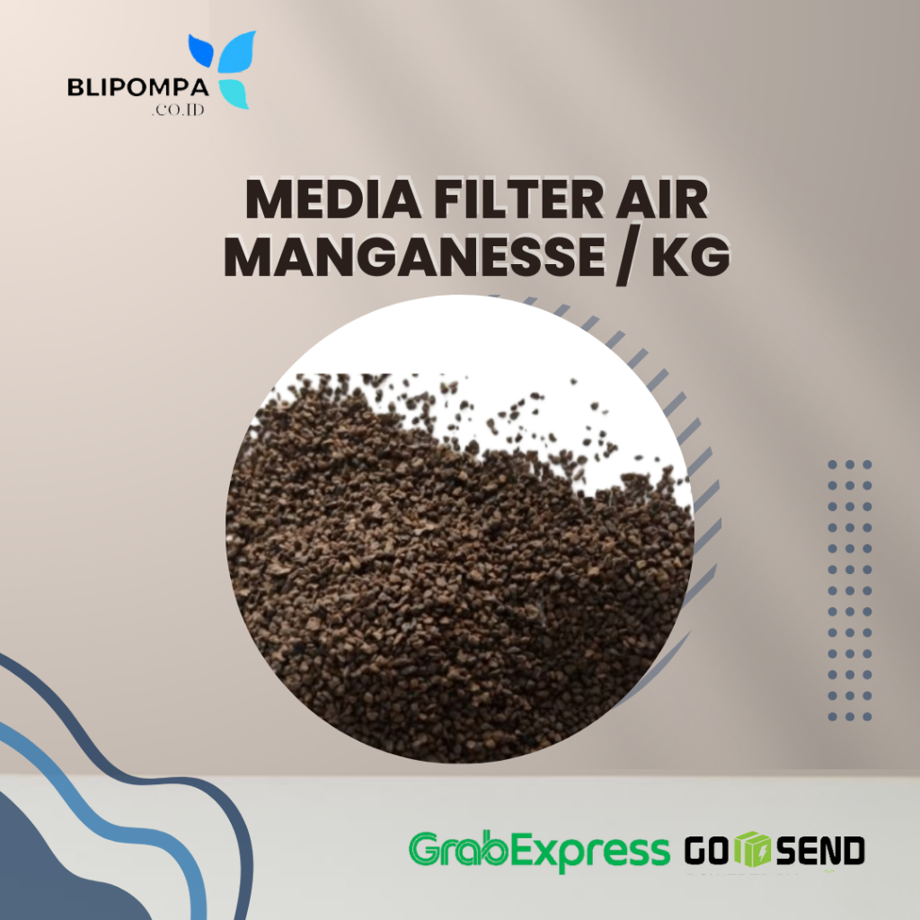 Jual MEDIA FILTER AIR MANGANESE PER 1 KG - PASIR MANGANESE / PASIR ...