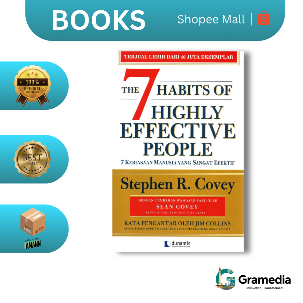 Jual Gramedia MKG - Buku The 7 Habits of Highly Effective People (Stephen R. Covey) | Shopee ...