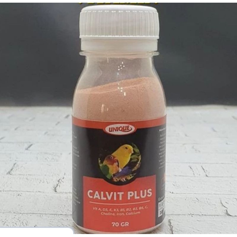 Jual Calvit Plus 70grKalsium dan Vitamin Burung Berkicau dan Reptil ...