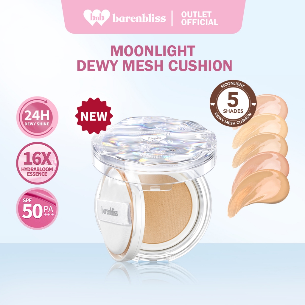 Jual [BEST SELLING] BNB barenbliss Bloomdew Moonlight Dewy Mesh Cushion ...