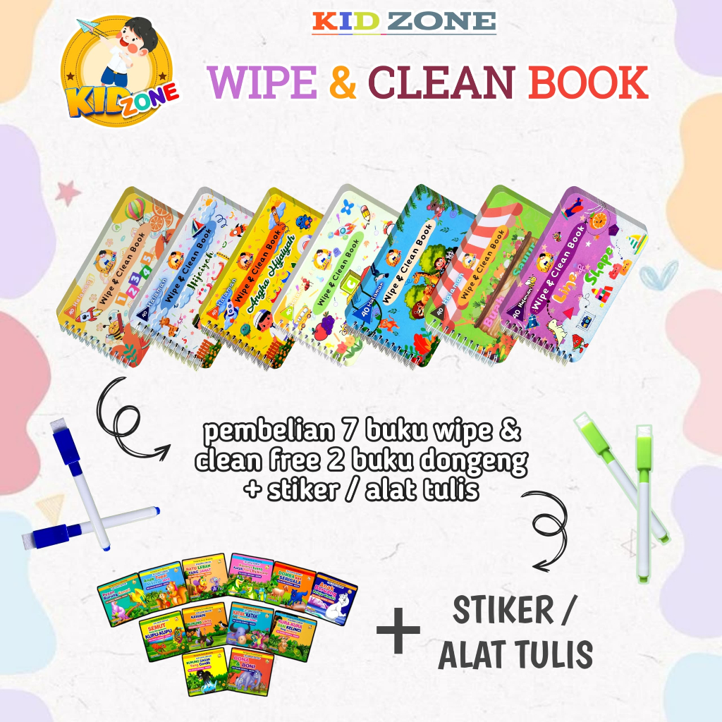 Jual PROMO BELI 7 BUKU FREE 2 BUKU DONGENG & STIKER / ALAT TULIS ...