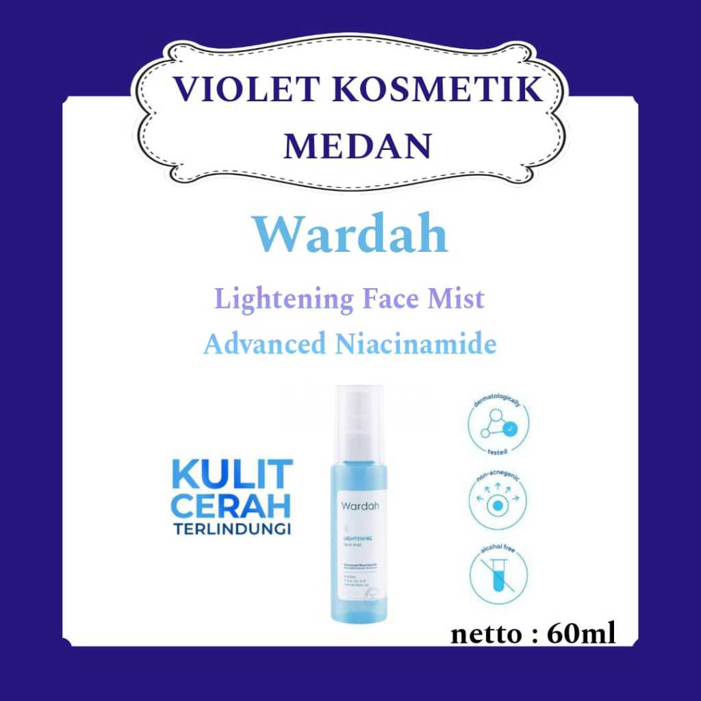 Jual Wardah Lightening Face Mist 60 ml | Shopee Indonesia
