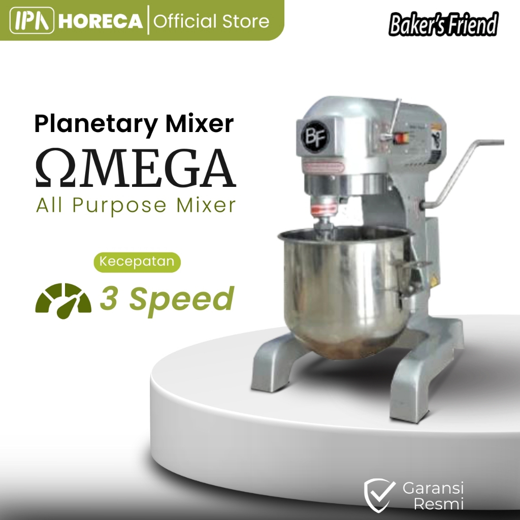 Jual Baker's Friend Planetary Mixer Omega - All Purpose Mixer Heavy ...