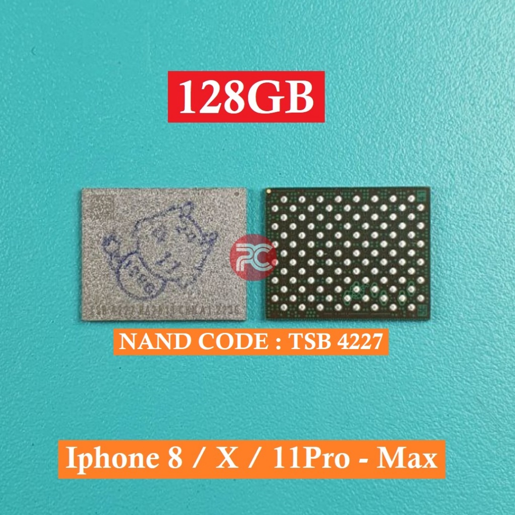 Jual IC NAND FLASH IP 8 X XS MAX 11 PRO-MAX ORIGINAL NEW - 128GB ...