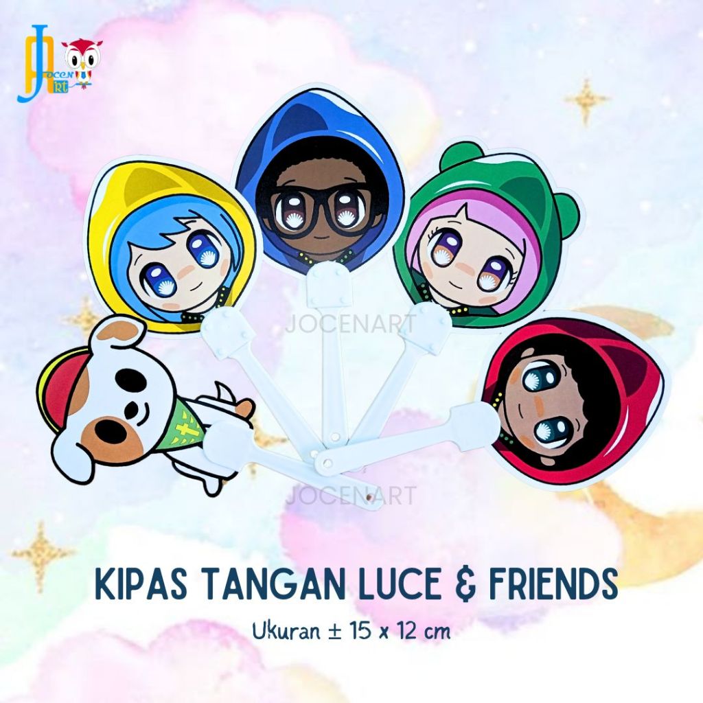 Jual KIPAS TANGAN LUCE & FRIENDS / KIPAS LUCE / Merchandise Luce ...