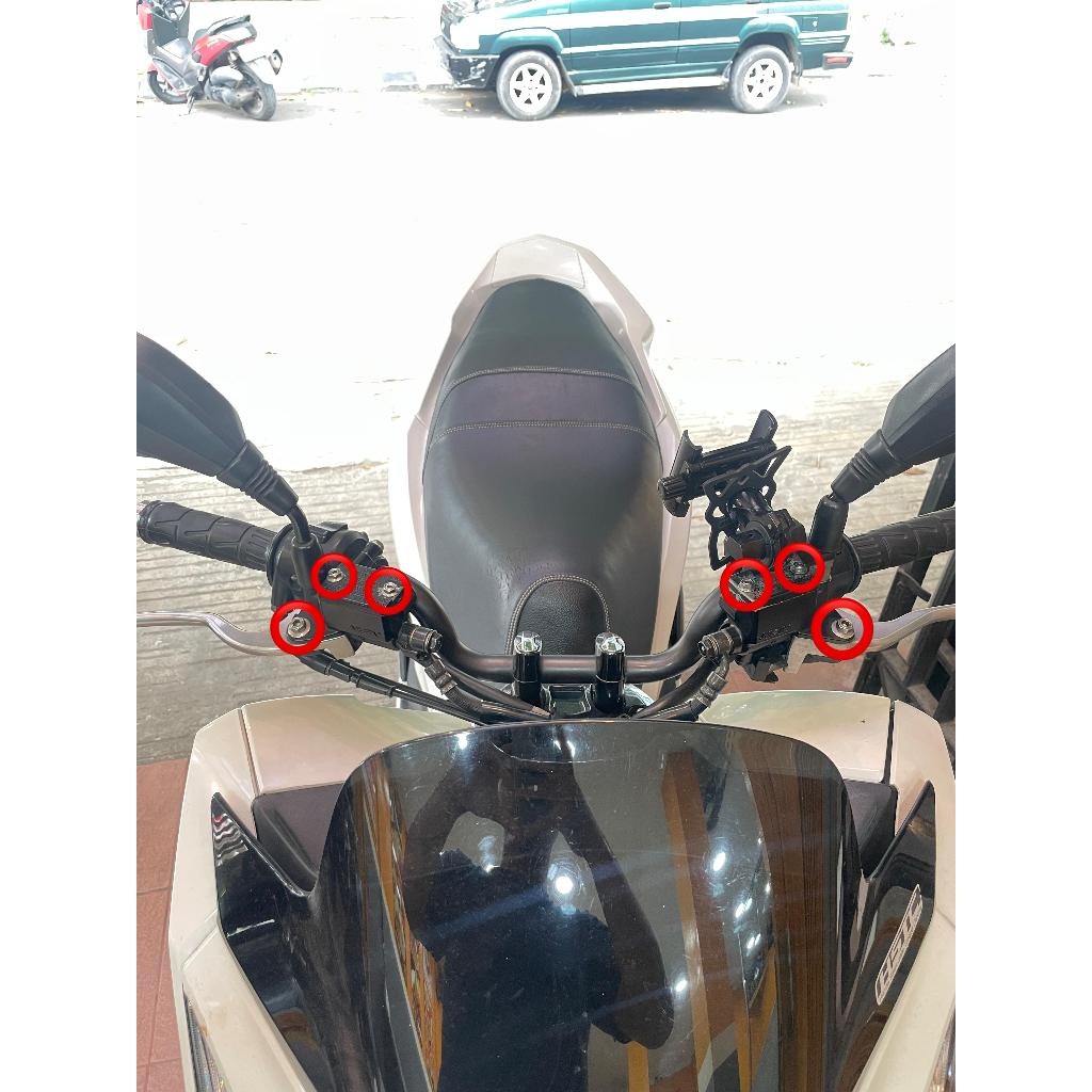 Jual BAUT HANDLE KANAN KIRI + TUTUP MASTER REM ( 6 BAUT + 2 MUR ) PCX ...