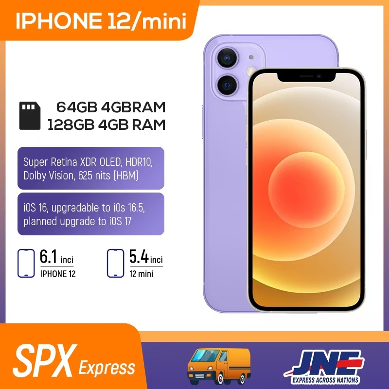 Jual IP12 RAM:128GB 256GB Second BEKAS ORIGINAL 100% MULUS NORMAL FULLSET Kondisi Perfect ...