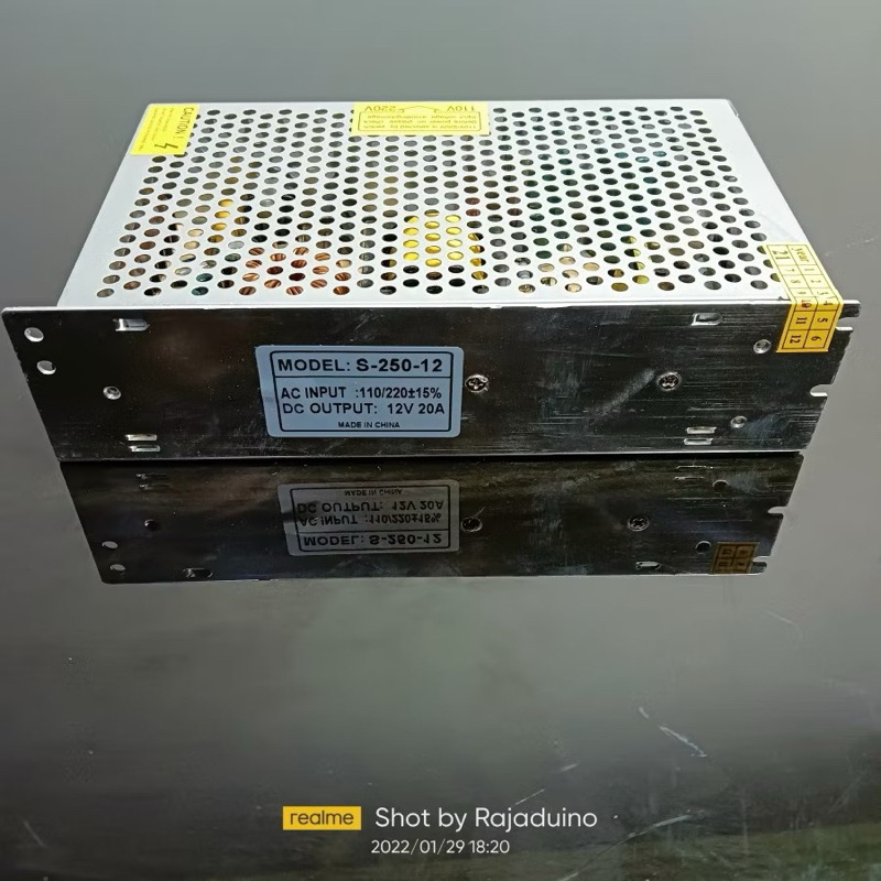 Jual power supply 12v 20a/psu 12v 20a/switching 12v-20a high quality ...