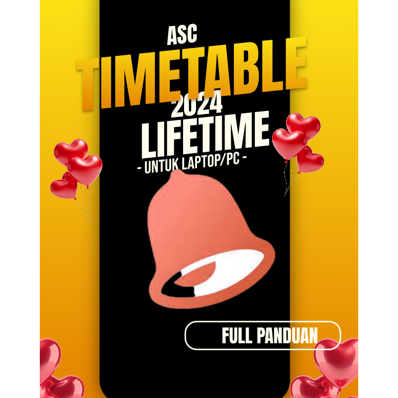 Jual B-14 Asc TimeTable Selamanya Pro Lifetime | Shopee Indonesia