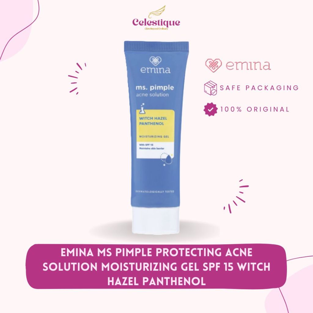 Jual Emina Ms Pimple Protecting Acne Solution Moisturizing Witch Hazel ...