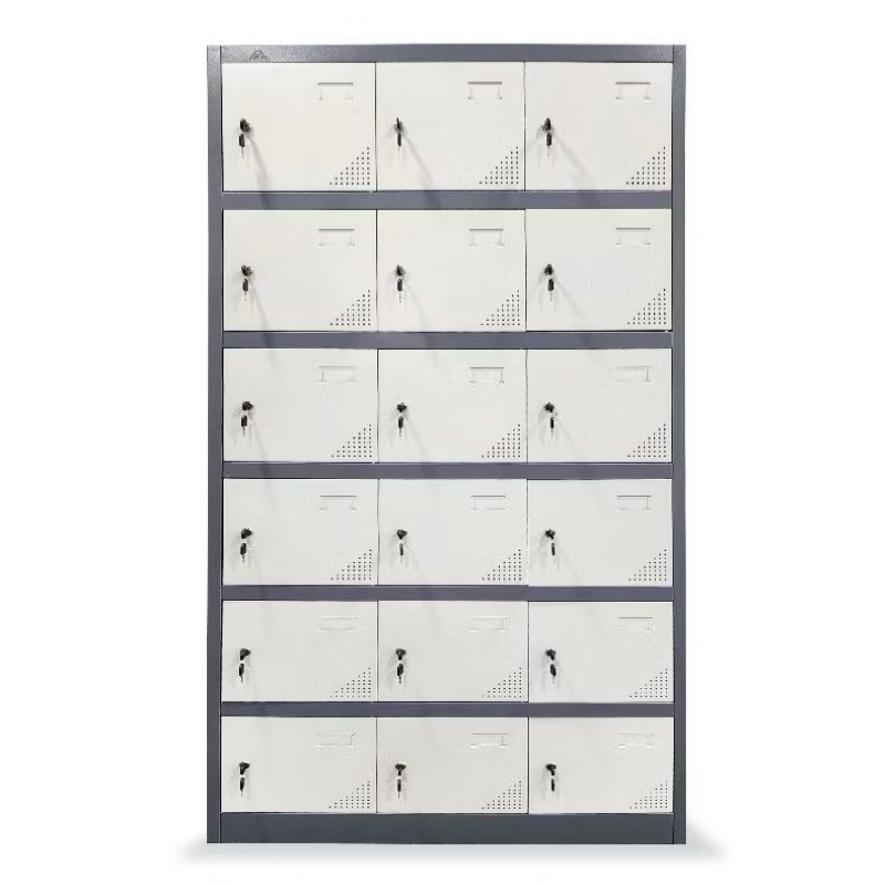 Jual Lemari Loker Locker Cabinet 18 Pintu Full besi | Shopee Indonesia
