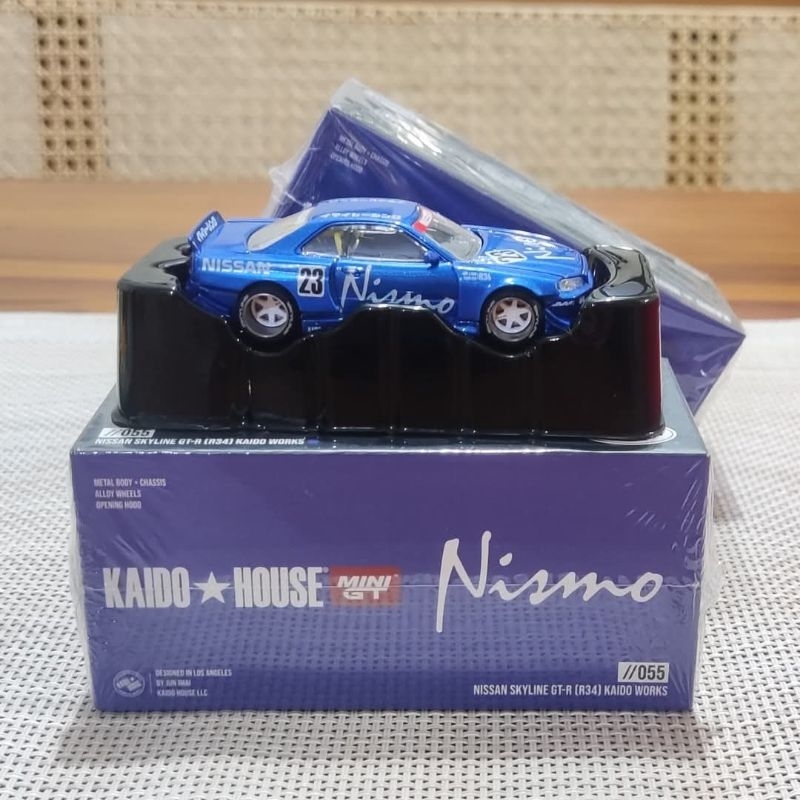 Jual KAIDO HOUSE NISSAN SKYLINE GT-R R34 #biru#Unseal | Shopee Indonesia