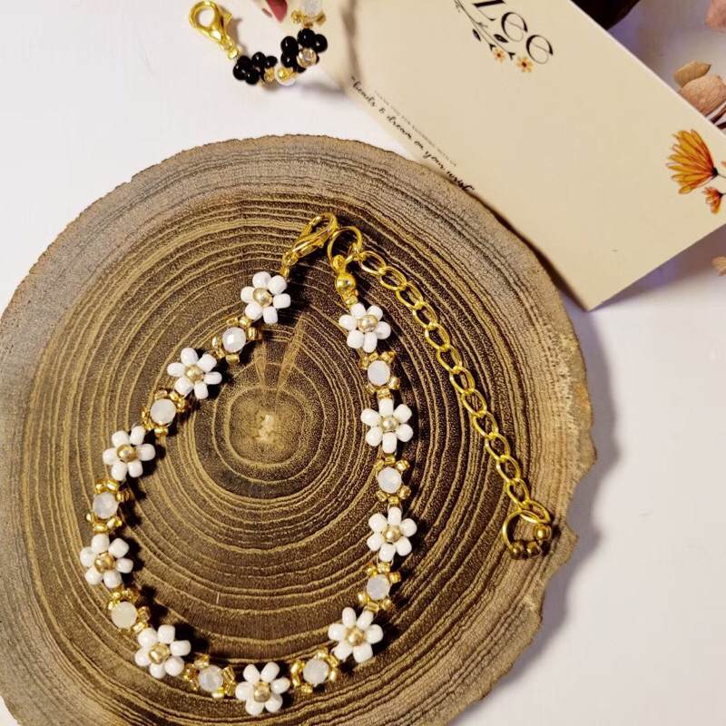 Jual [DEZEE] Daisy Mix Crystal Series | Gelang Bunga Daisy Krystal ...