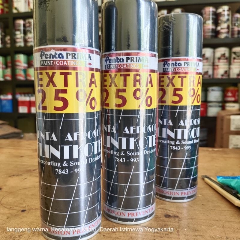 Jual Penta Aerosol Flintkote Undercoat / Cat Kolong Semprot | Shopee ...