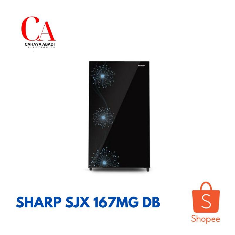 Jual SHARP kulkas 1 pintu 133 liter SJX 167MG DB SJ X167MG DB SJX 167 MG DB SJX167MGDB | Shopee ...