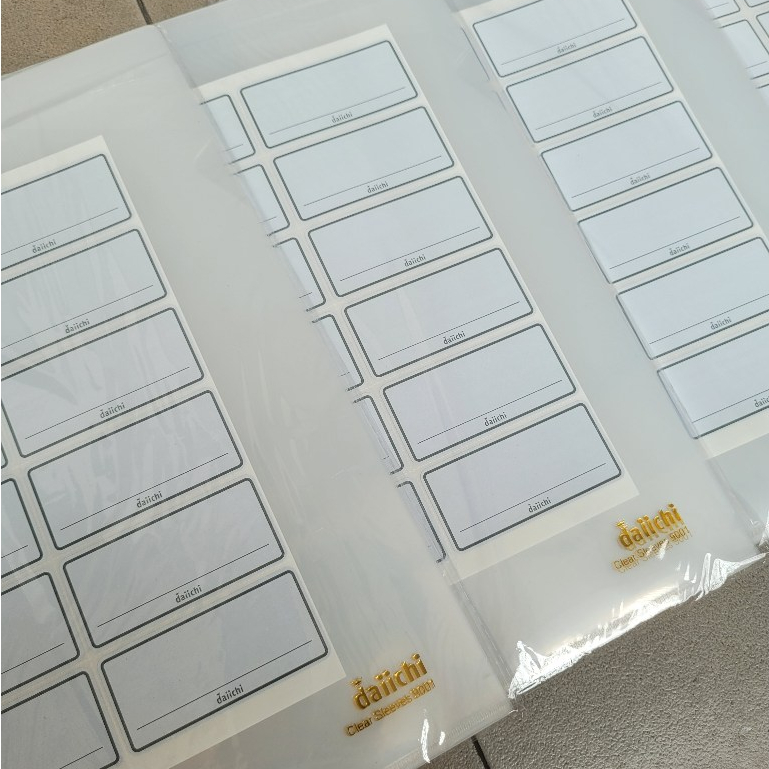Jual Map L Daiichi A4 / Clear Sleeve Daichi 9001 Bening Plastik - 1 ...