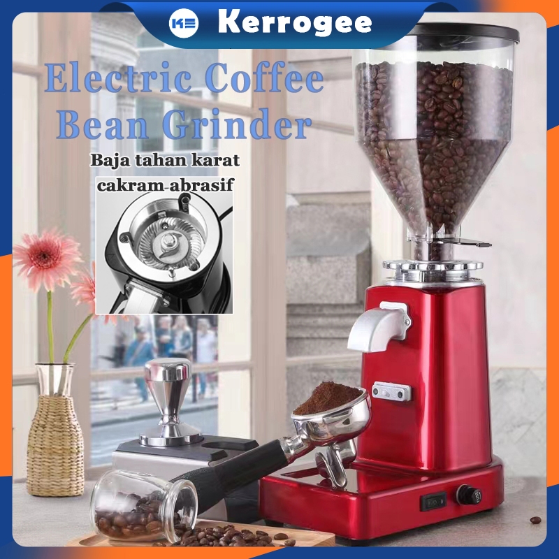 Jual ⚡Cakram gerinda SUS⚡Espresso komersial Kopi Grinder Electric ...