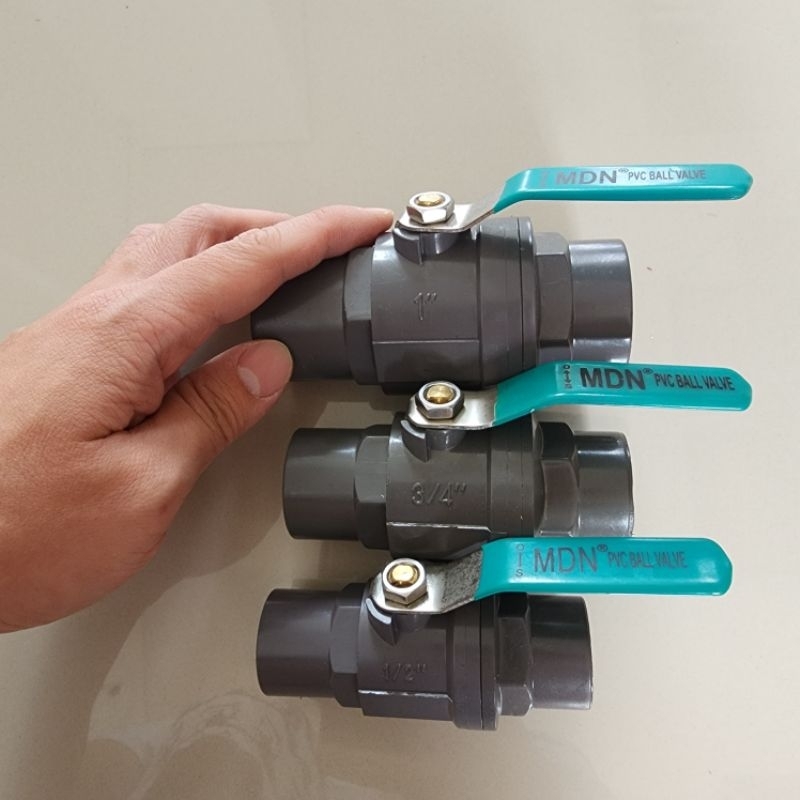 Jual BALLVALVE PLASTIK PVC GAGANG BESI "MDN" 1/2 INCH / KRAN PIPA / STOP KRAN | Shopee Indonesia