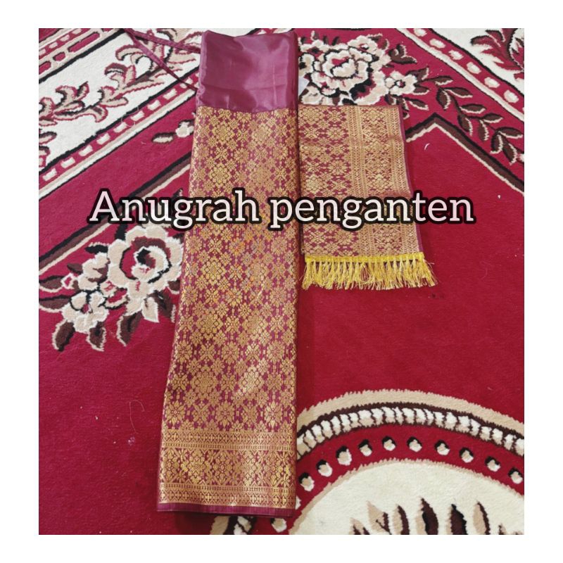 Jual songket+ selendang/songket bundo kanduang | Shopee Indonesia