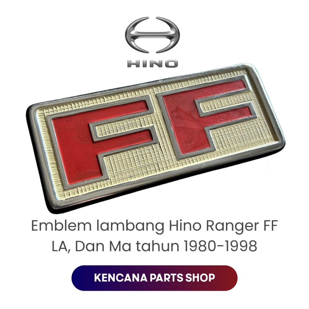 Jual Emblem lambang Hino Ranger FF LA, Dan Ma tahun 1980-1998 | Shopee ...