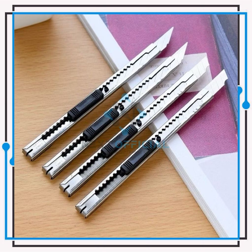 Jual Pisau Cutter Mini Stainless Serbaguna Pemotong Kertas Multifungsi ...