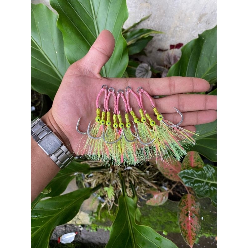 Jual Assist Hook Double Kail Iseama Motif PIKE - By SAKEJIG - Umpan ...