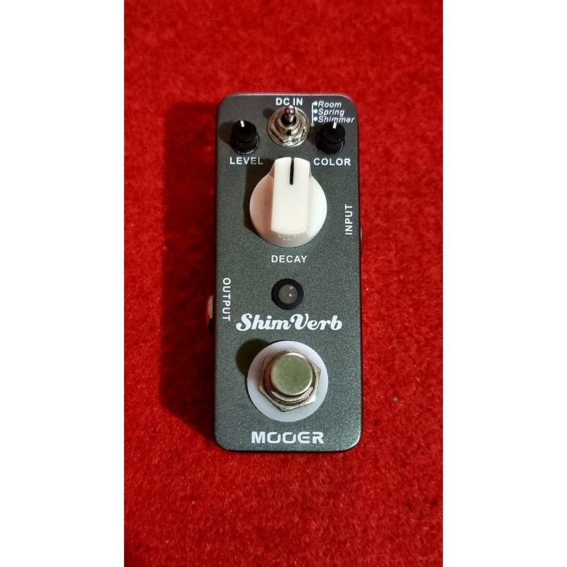 Jual Efek Gitar Stompbox Mooer Shim Verb Pedal - Pedal reverb mini ...