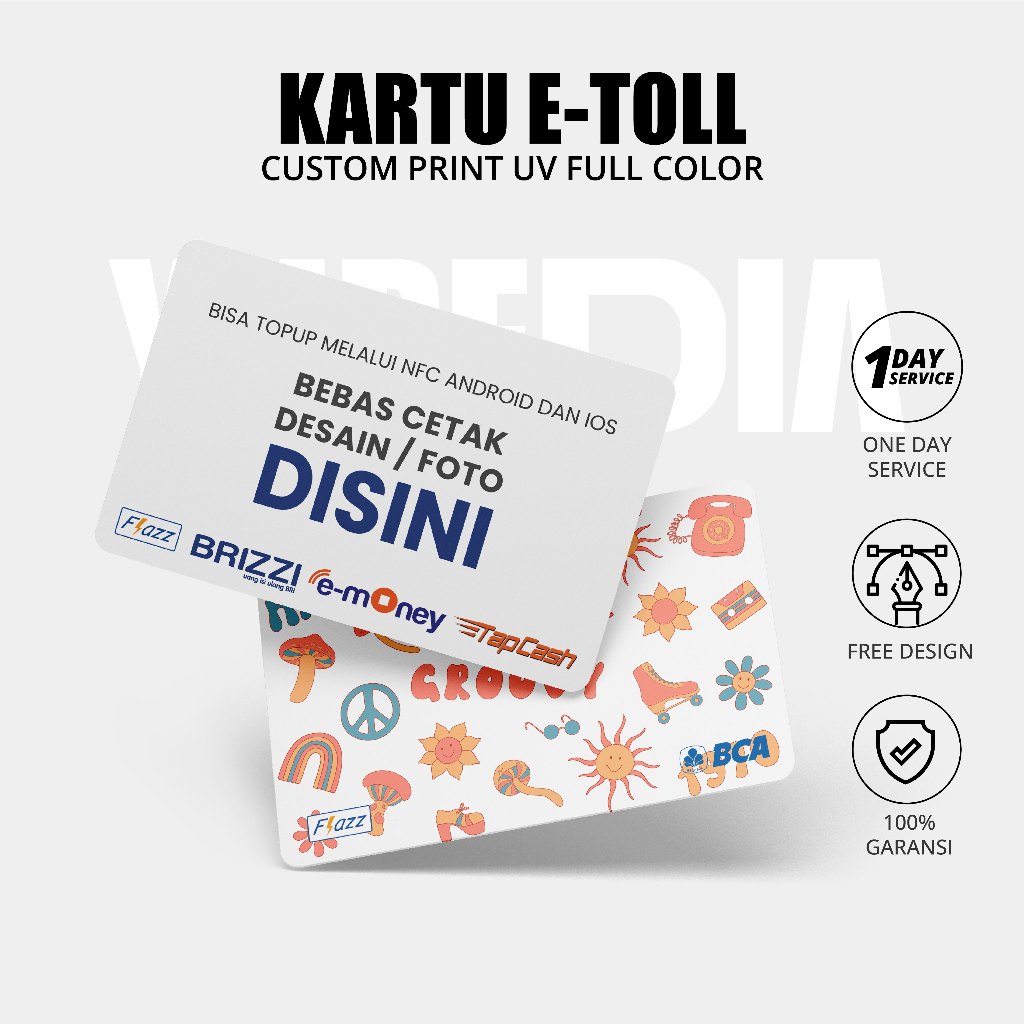 Jual eMoney / Brizzi / Flazz Gen 2 / eToll / TapCash / E-Toll Custom ...