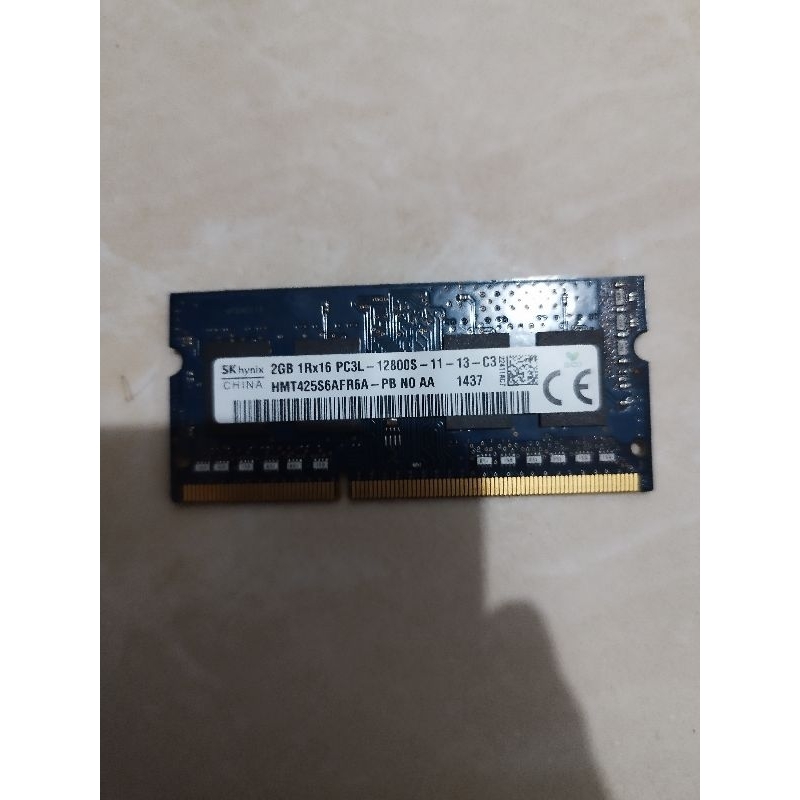Jual RAM Laptop SK Hynix 2GB 1Rx16 PC3L | Shopee Indonesia
