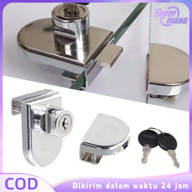 Jual Kunci Lemari Kaca Dua Sisi Kunci Etalase Kaca Kunci Kaca Kunci Lemari Pintu Kaca Double ...