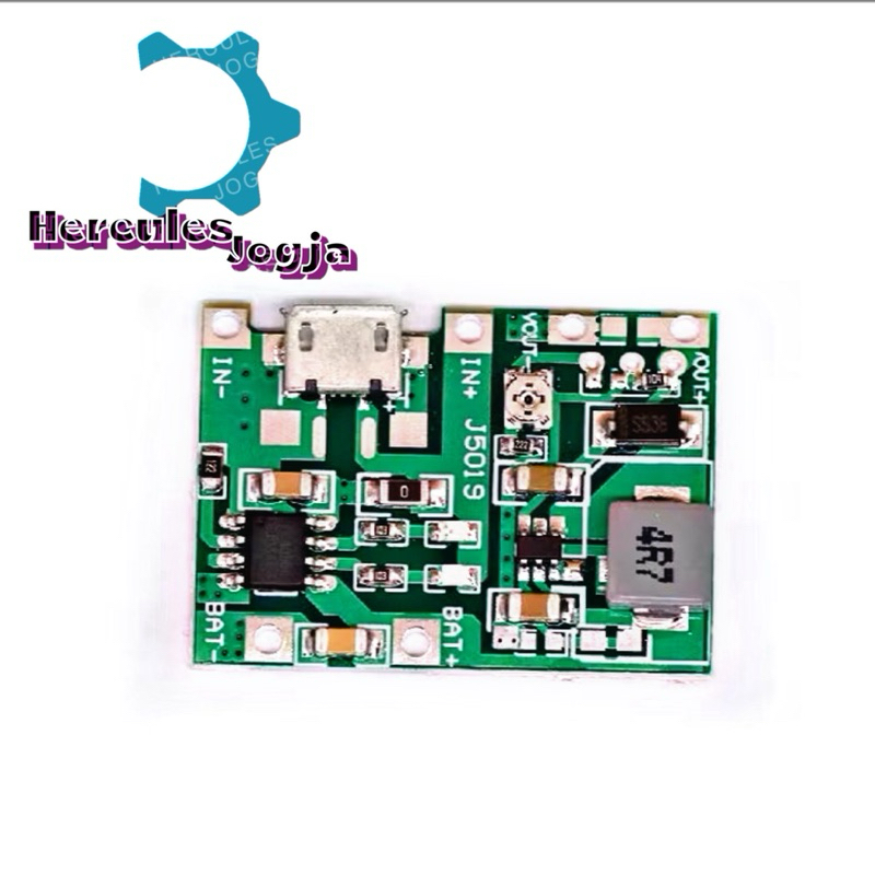 Jual Modul Charger 3.7V to 5V 9V Lithium Baterai & Booster | Shopee ...
