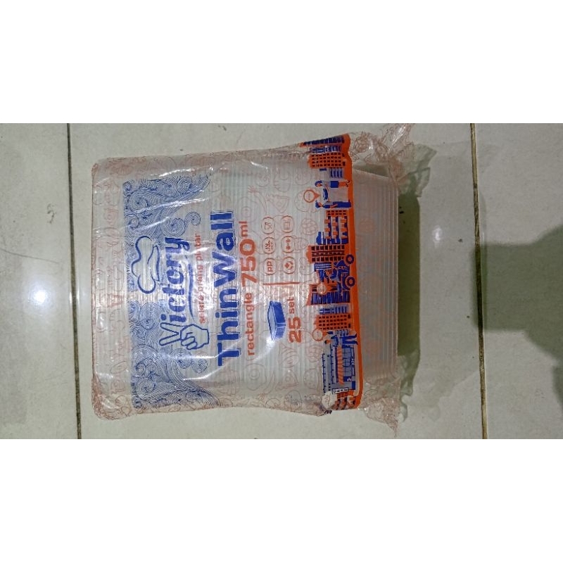 Jual Twinwall Food Container 750ml merk Victory | Shopee Indonesia