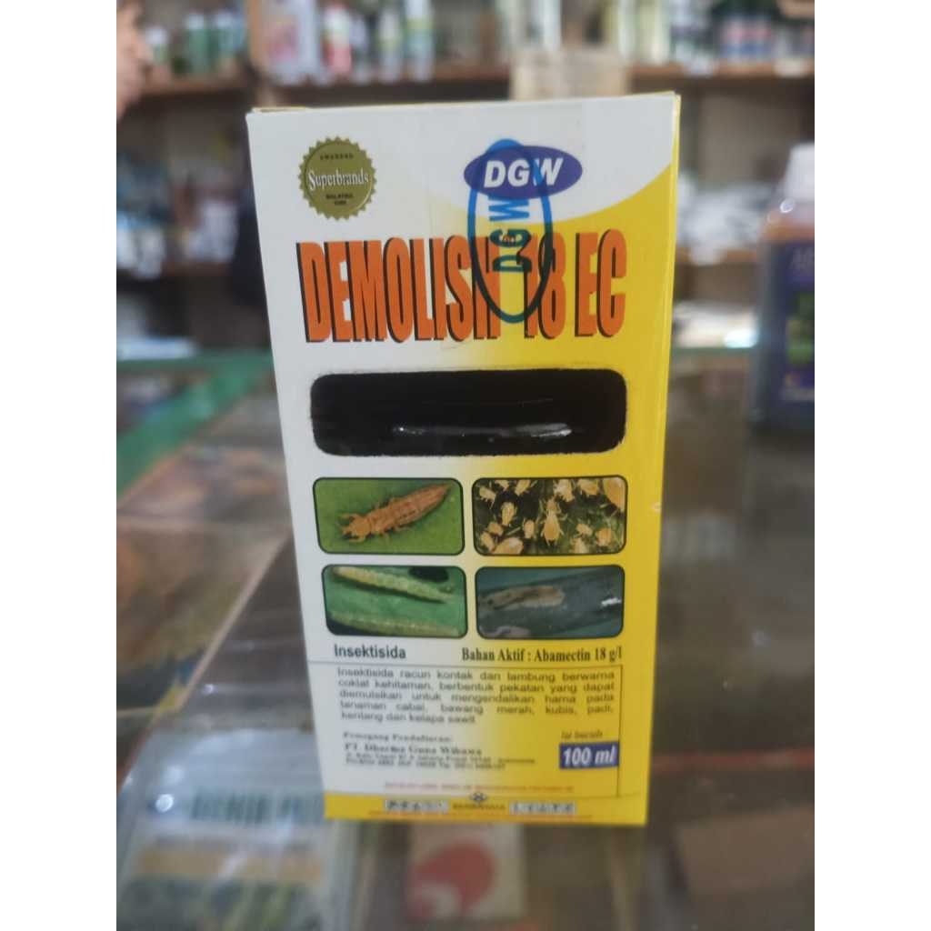 Jual Insektisida Demolish 18 EC 100 ml Pestisida Abamektin Hama Tanaman ...