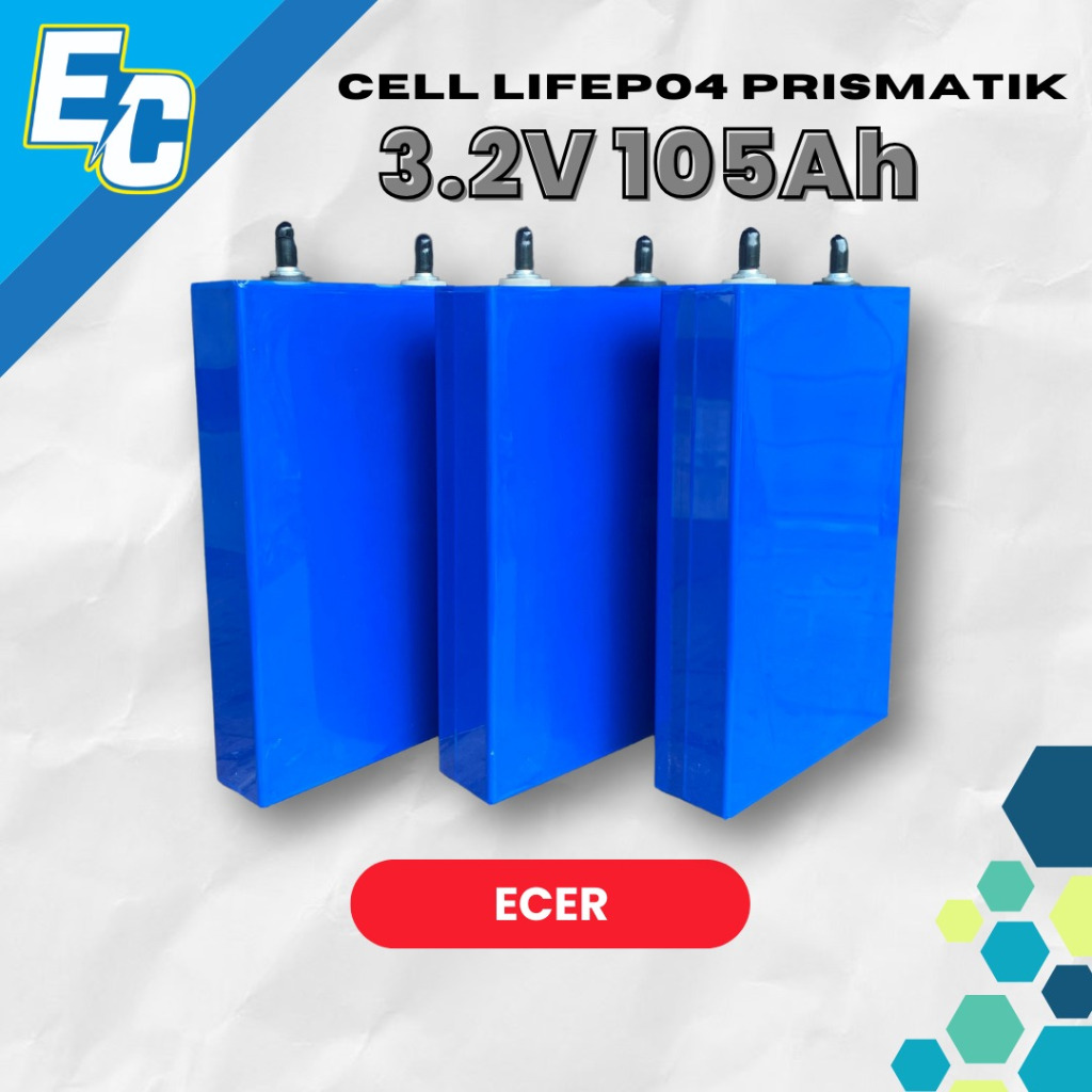 Jual ECER Cell Lifepo4 Prismatik 3.2V 105Ah NEW | Shopee Indonesia