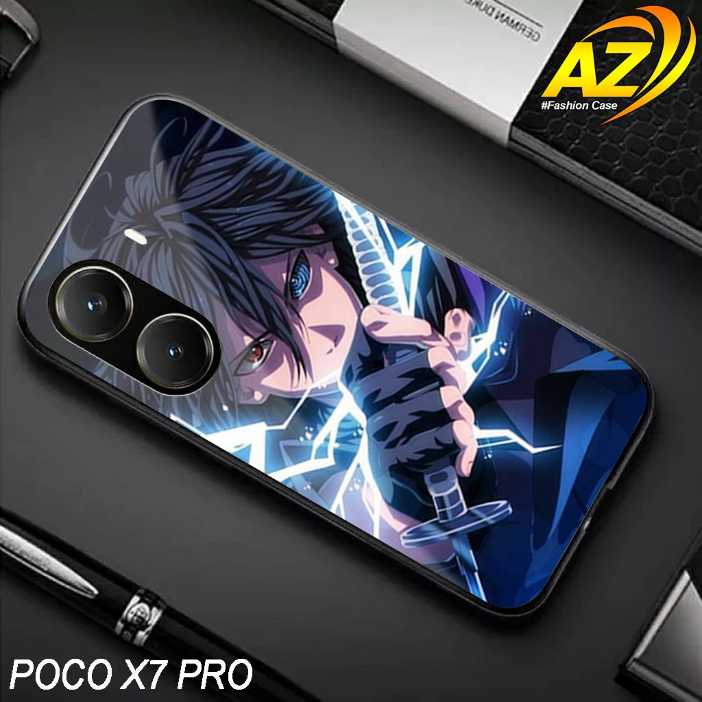 Jual Softcase Glass Kaca Poco X7 Pro Terbaru [ MOTIF NARUTO ] Casing ...