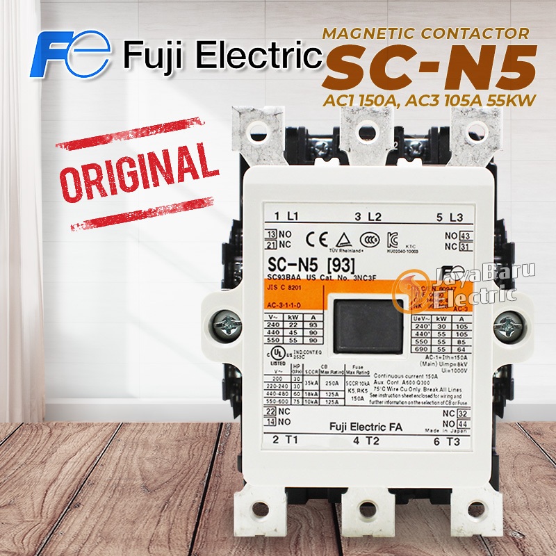 Jual FUJI Kontaktor / Contactor SC-N5 SCN5 110V 220V 380V AC Coil | Shopee Indonesia