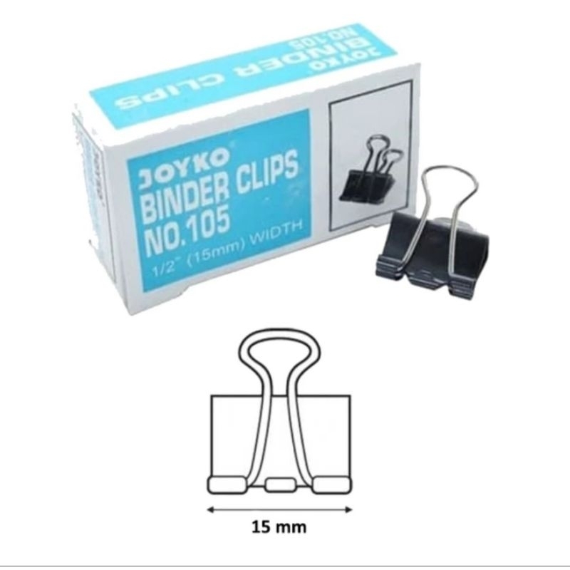 Jual Binder Clip No. 105 (1 Gross) | Shopee Indonesia