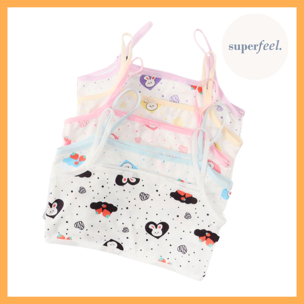 Jual SFL MINI SET BRA ANAK KATUN SATU LAPIS WARNA LUCU DALAMAN PAKAIAN ...