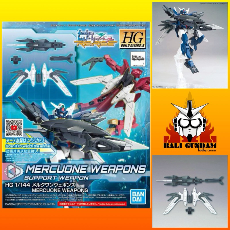 Jual HG 1/144 MERCUONE WEAPONS Bali Gundam Hobby Corner Bandai Original | Shopee Indonesia
