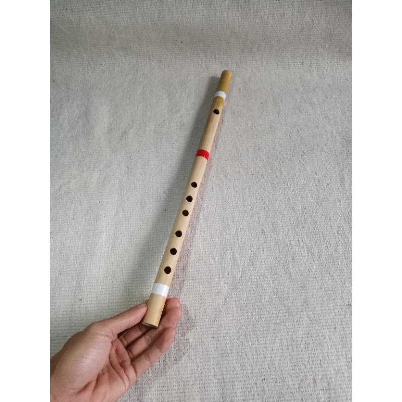 Jual suling bambu, suling dangdut pita merah putih, suling nada Setandar untuk pemula | Shopee ...