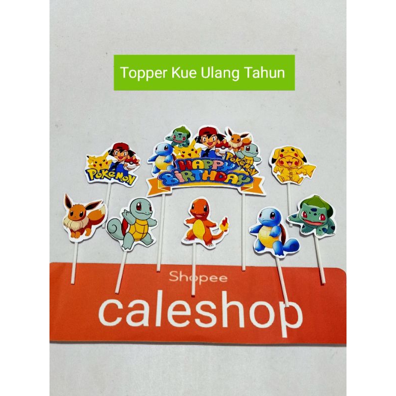 Jual Topper Ulang Tahun Anak Pokemon | Shopee Indonesia