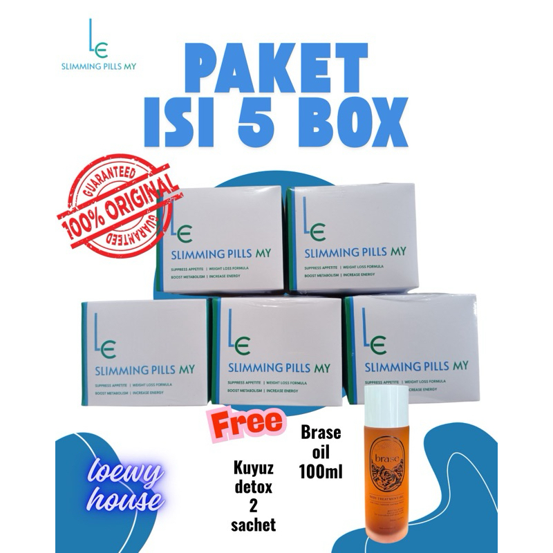 Jual MY SLIM | Slimming Pill MY - 5 Box | Shopee Indonesia