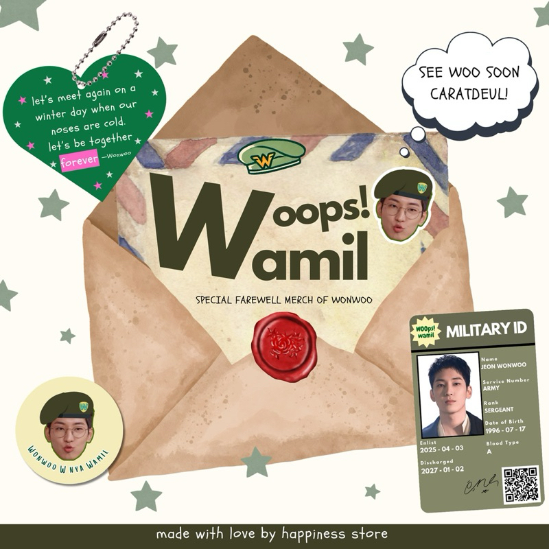 Jual WOOps! Wamil!! — Spesial Package Wonwoo Seventeen [Wonwoo Kit ...