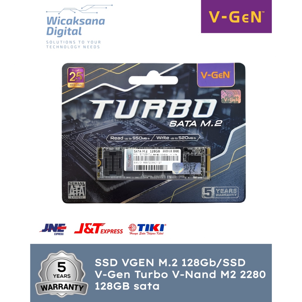 Jual SSD SATA VGEN M.2 128GB / SSD V-Gen Turbo V-Nand M2 2280 128GB ...
